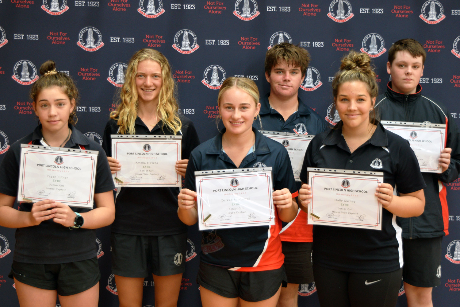 Student Leaders for 2021 Inducted at Assembly - Port Lincoln High School