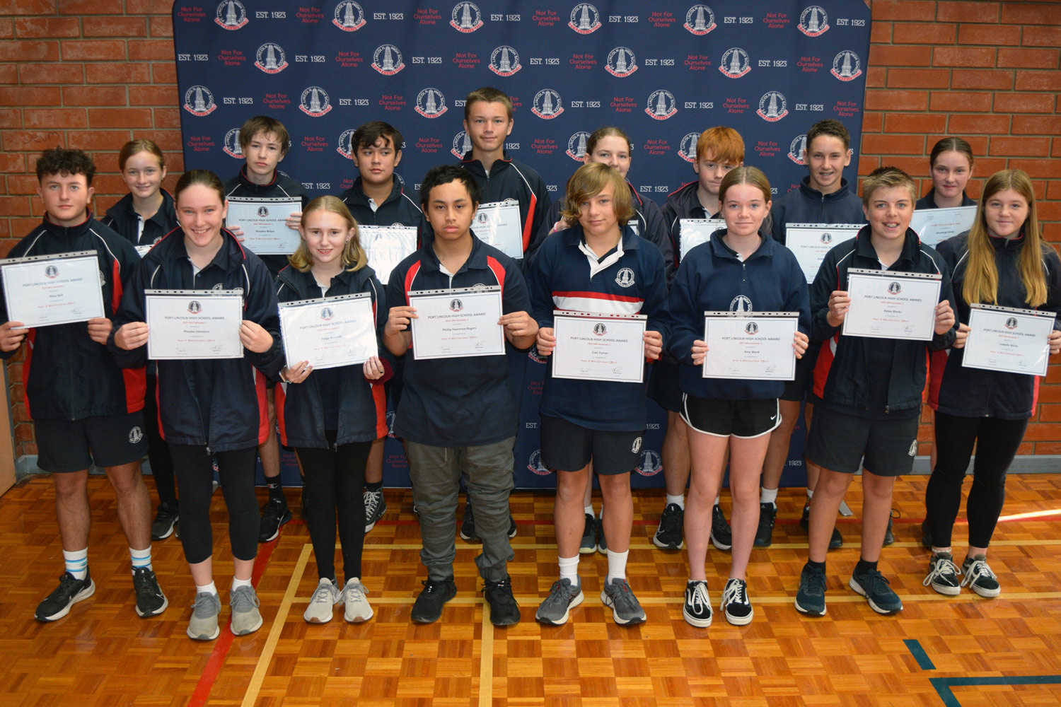 Term 1 Academic & School Values Awards - Port Lincoln High School
