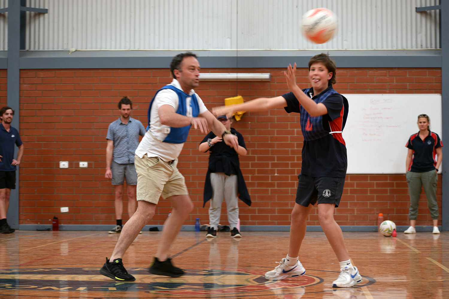 Staff Prevail in "R U OK?" Netball Challenge - Port Lincoln High School