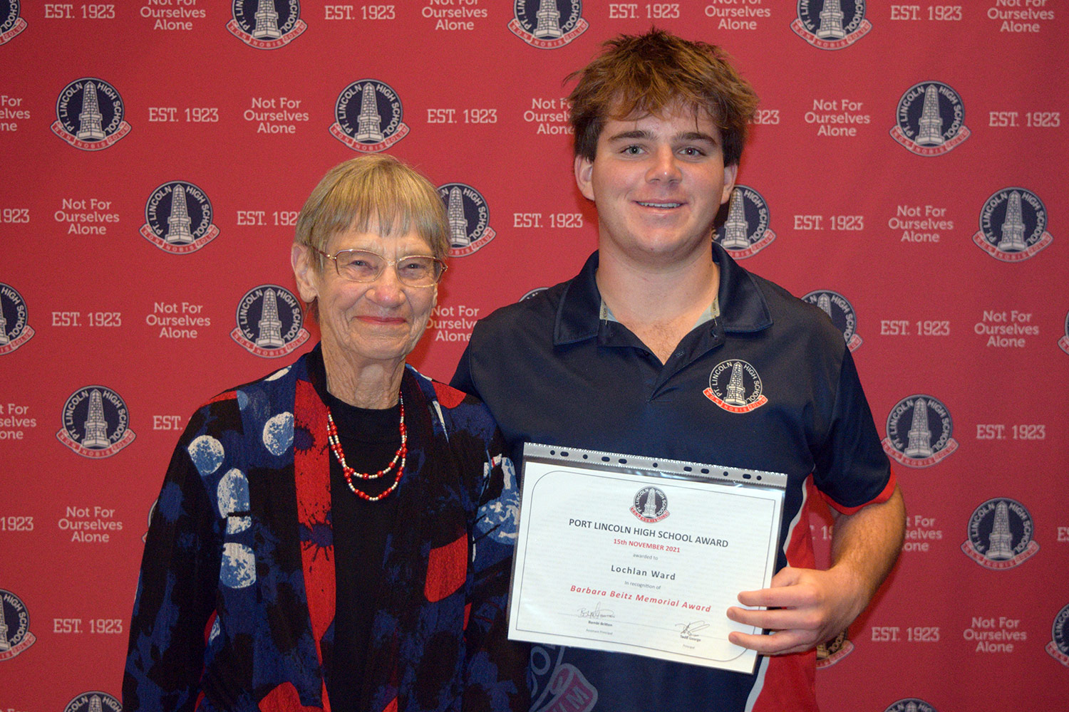 Year 12 Award Ceremony: Special Prize Winners - Port Lincoln High School