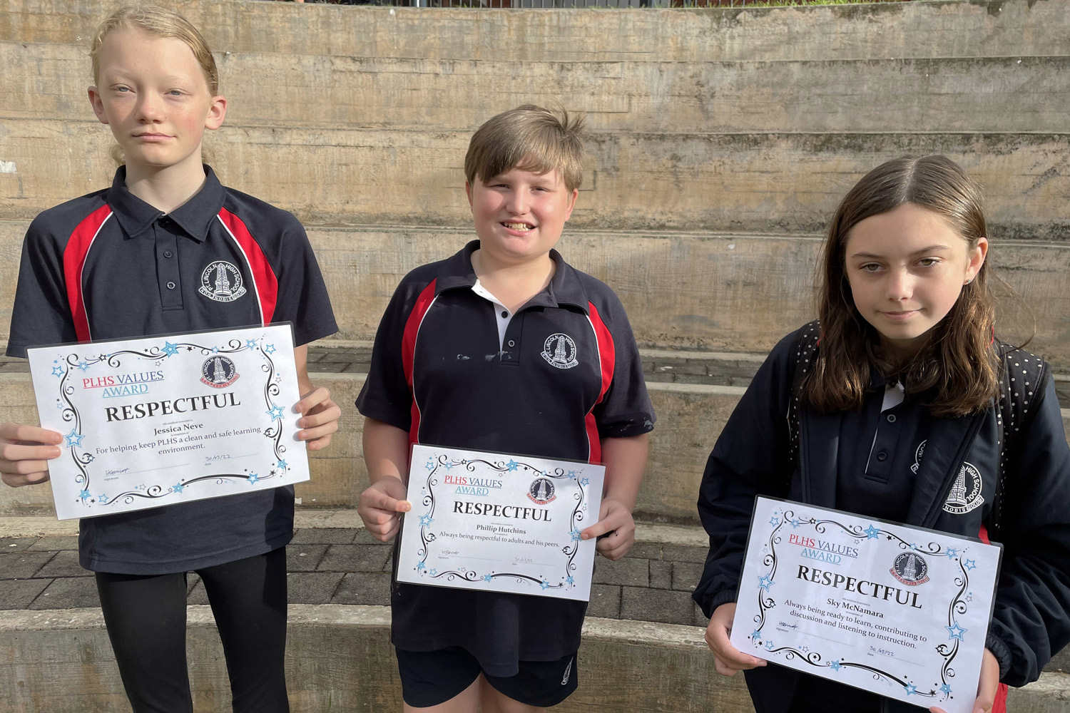 Year 8 Students Receive School Values Awards - Port Lincoln High School