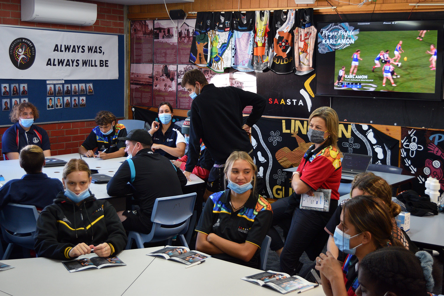 PAFC Visit to SAASTA Power Cup Class - Port Lincoln High School