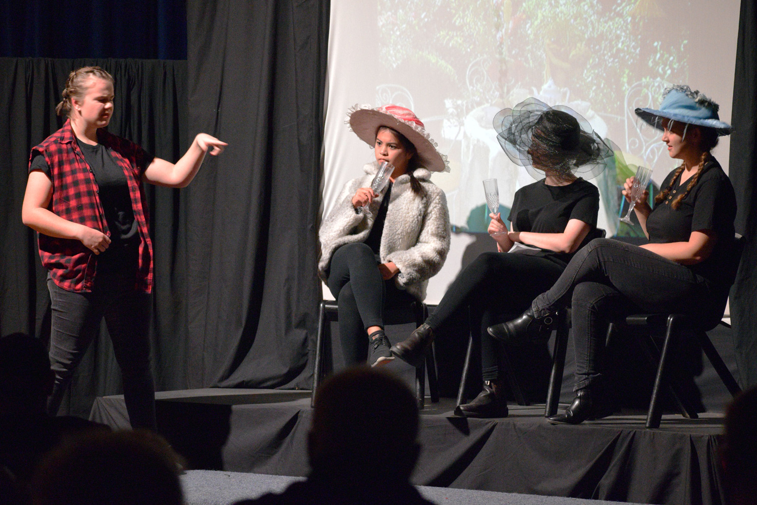 Senior Drama Students Perform "XIV Acts of Crime" - Port Lincoln High ...