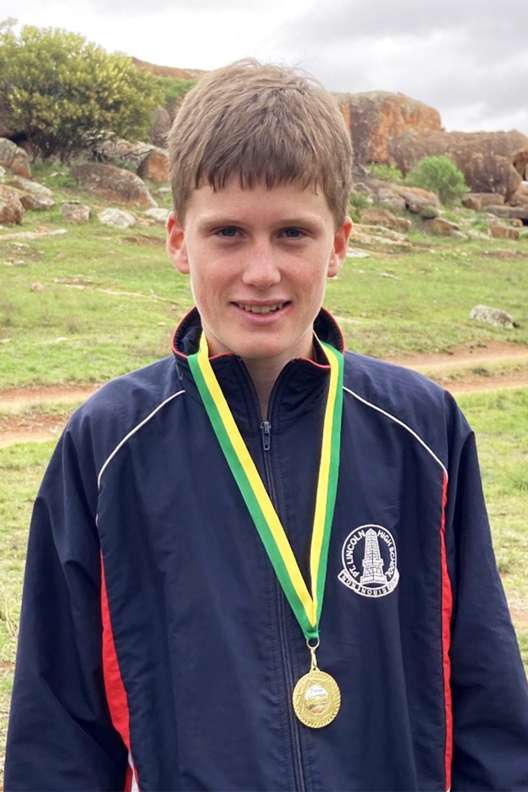 Gold Medal for Max at Tcharkulda Cross Country - Port Lincoln High School