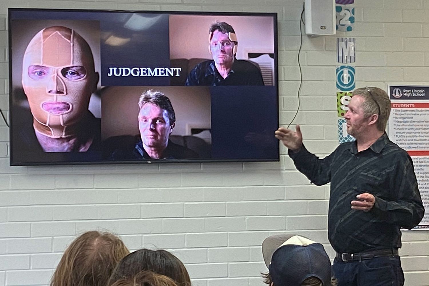 Burns Survivor John Weeks Inspires Year 12's - Port Lincoln High School