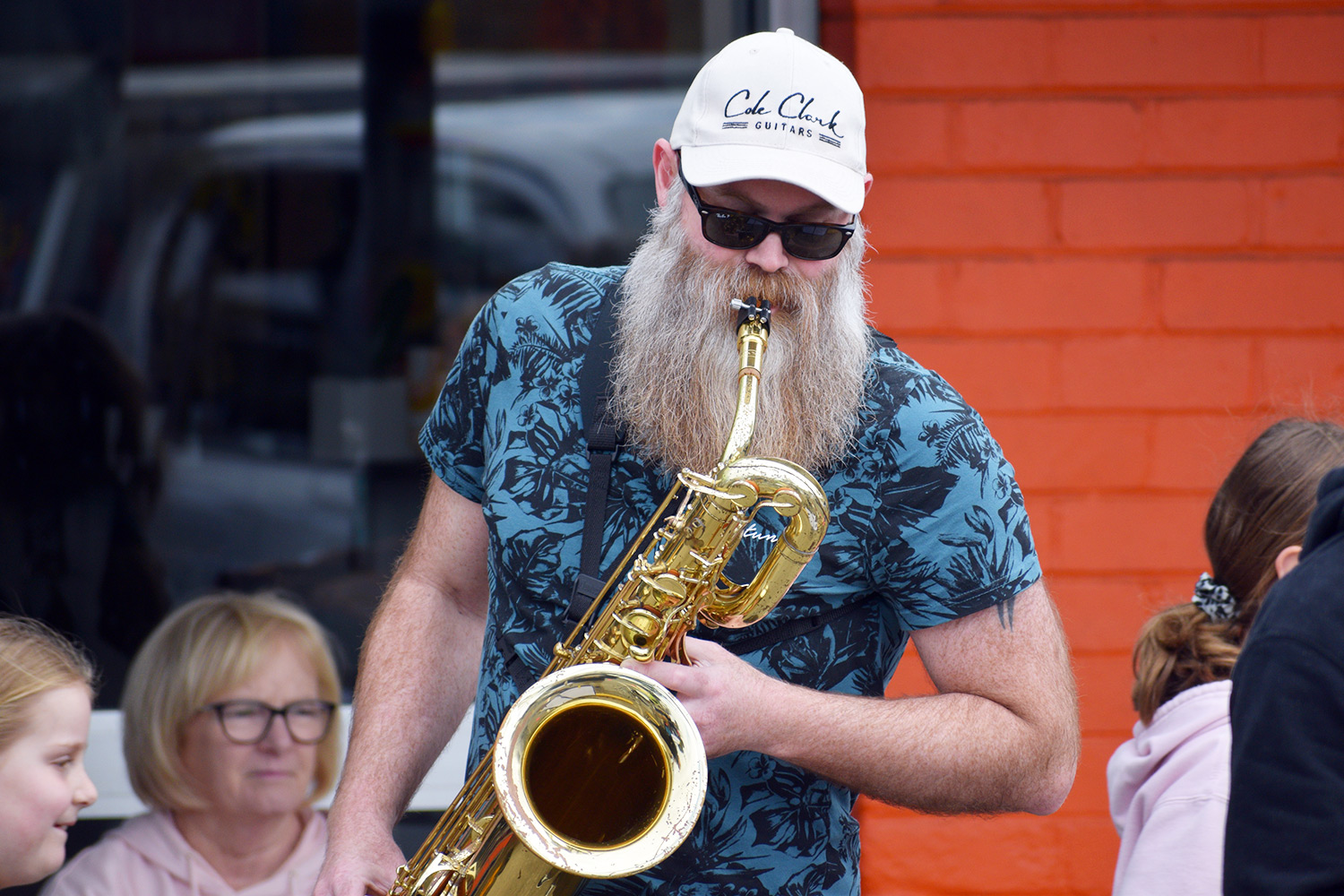 Concert Band Busks for Saturday Shoppers - Port Lincoln High School