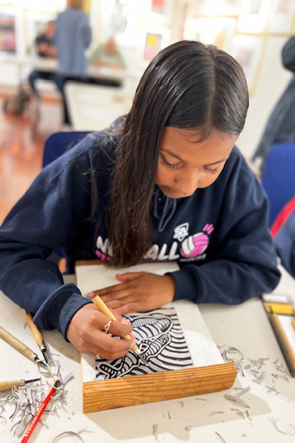 Lino-Printing Workshop for Year 8 P.L.A.C.E. Class - Port Lincoln High ...