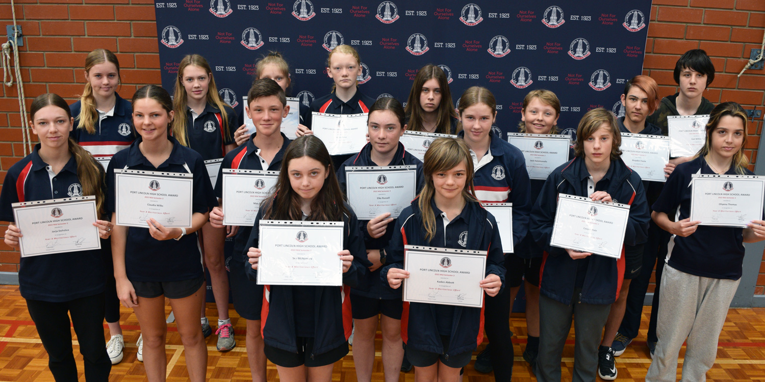 2022 Middle School End-of-Year Assembly (Years 7/8/9) - Port Lincoln ...