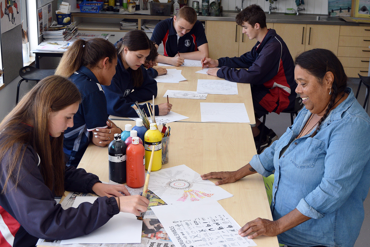 Susie Collaborates with SAASTA Class - Port Lincoln High School