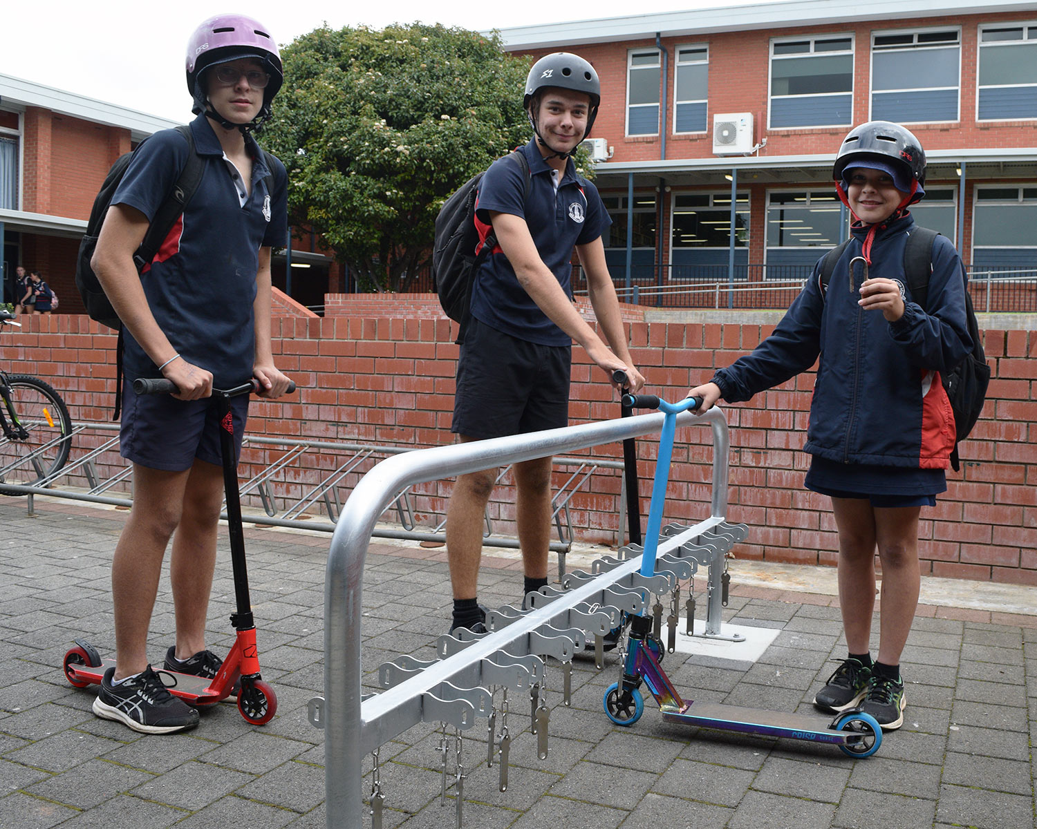 Scooter Rack Now Available for PLHS Students - Port Lincoln High School