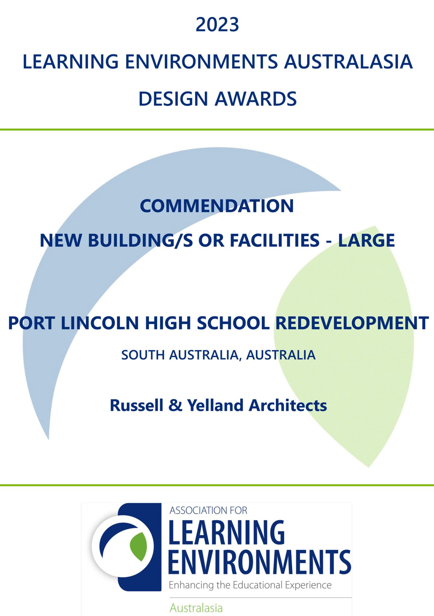 PLHS Redevelopment Receives Architecture Award - Port Lincoln High School
