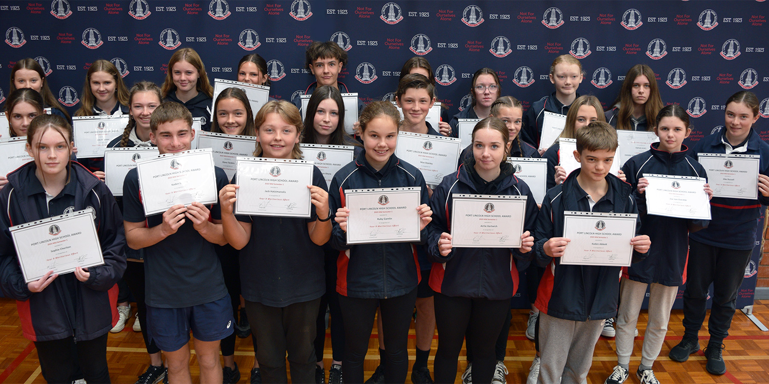 Term 1 Academic Awards Presented at Assembly - Port Lincoln High School
