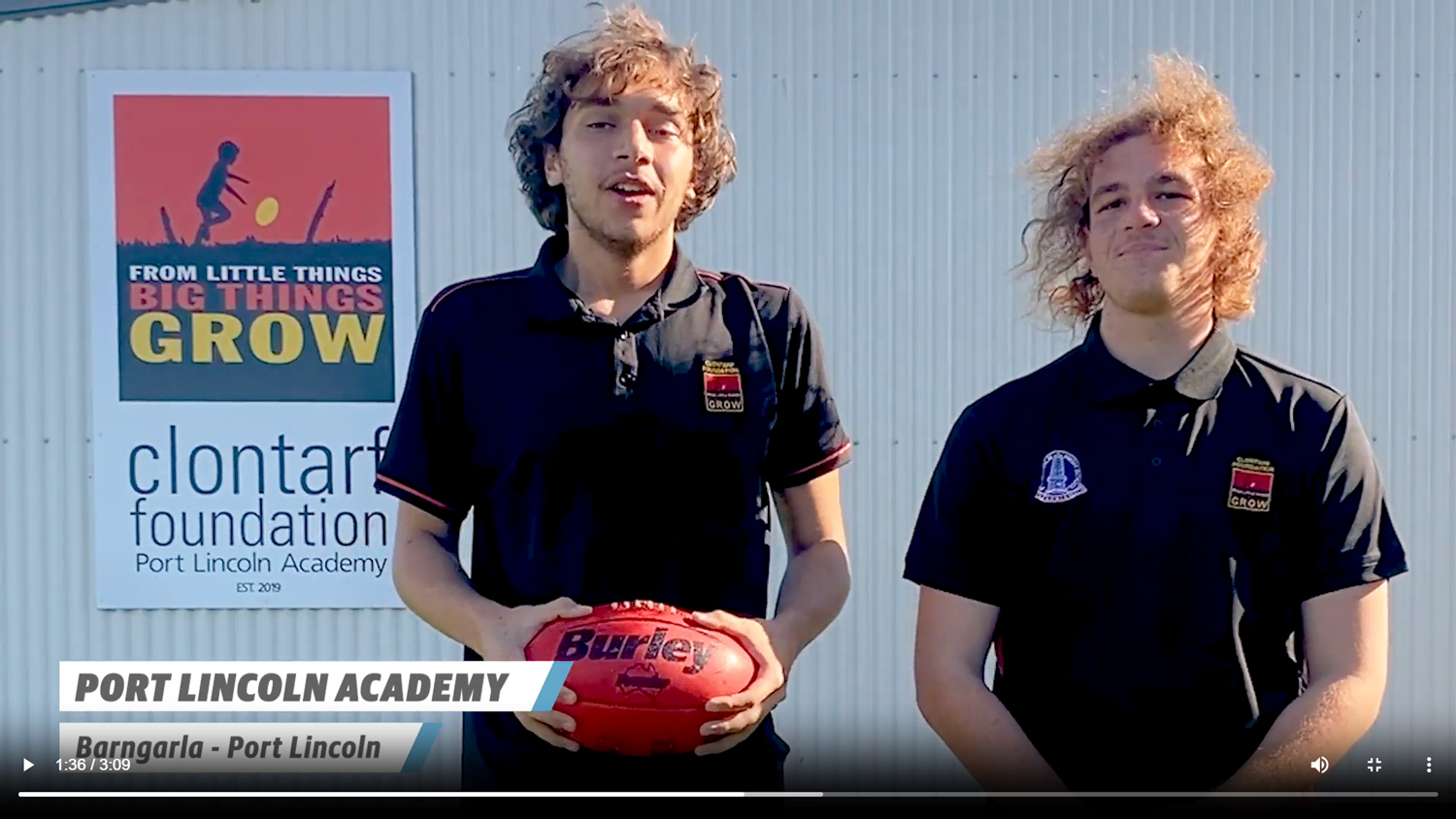 Dre & Nathaniel Star in Bush Summit Video - Port Lincoln High School