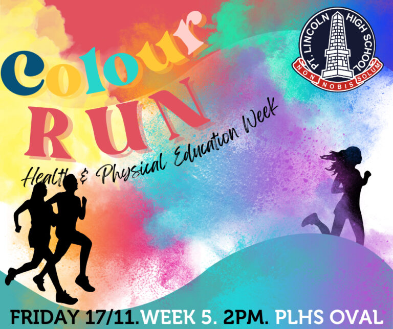 ADVANCE NOTICE: 2023 PLHS PE Week Colour Run - Port Lincoln High School