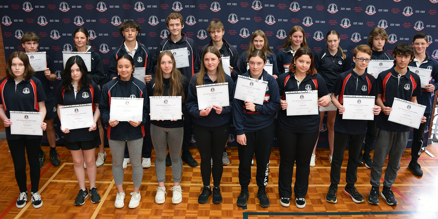 Term 3 Academic Awards Assembly - Port Lincoln High School