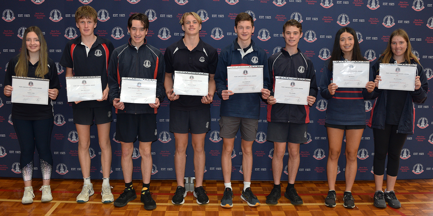 Year 7–10 End-of-Year Awards Assembly 2023 - Port Lincoln High School