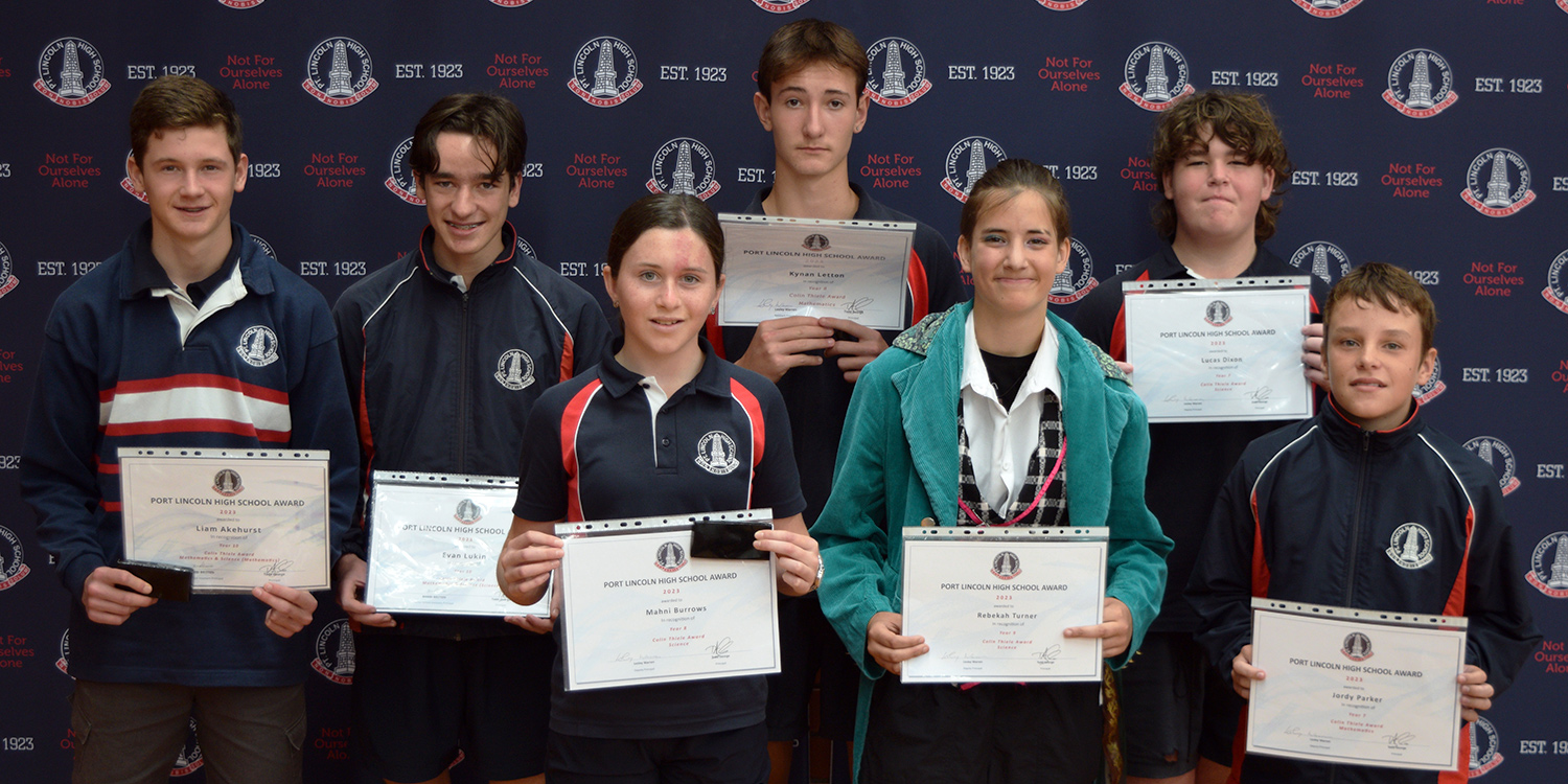 Year 7–10 End-of-Year Awards Assembly 2023 - Port Lincoln High School