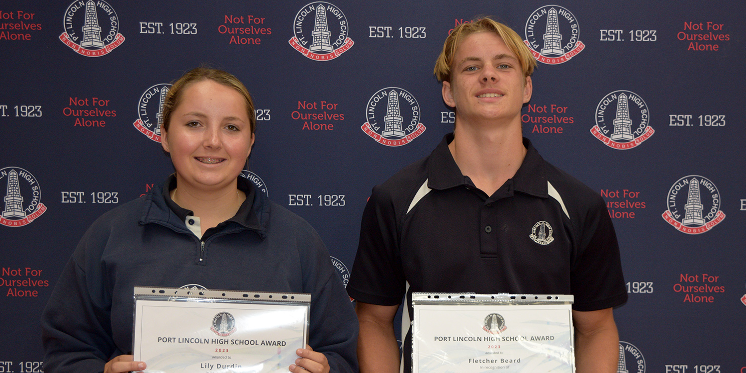 Year 7–10 End-of-Year Awards Assembly 2023 - Port Lincoln High School