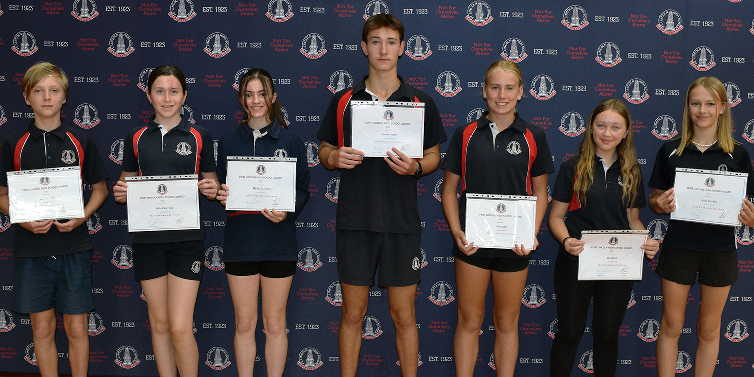 Year 7–10 End-of-Year Awards Assembly 2023 - Port Lincoln High School
