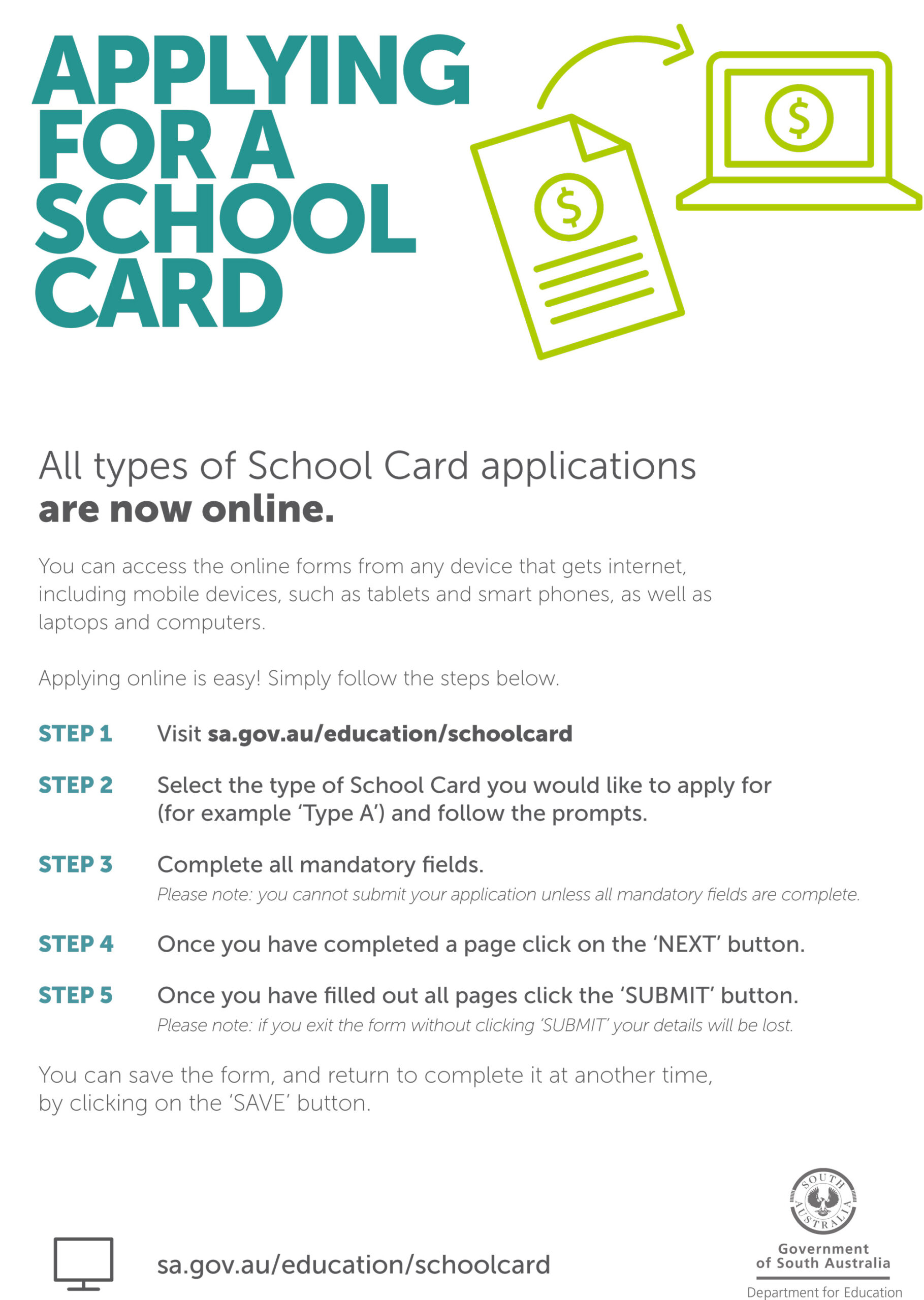 Aruba Online Ed Card Form