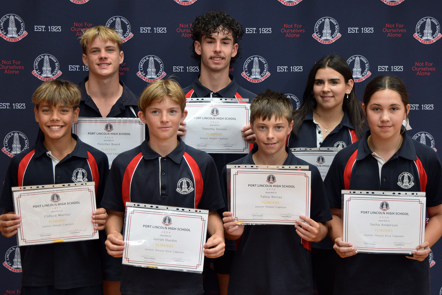 2024 House Captains Successfully Inducted - Port Lincoln High School