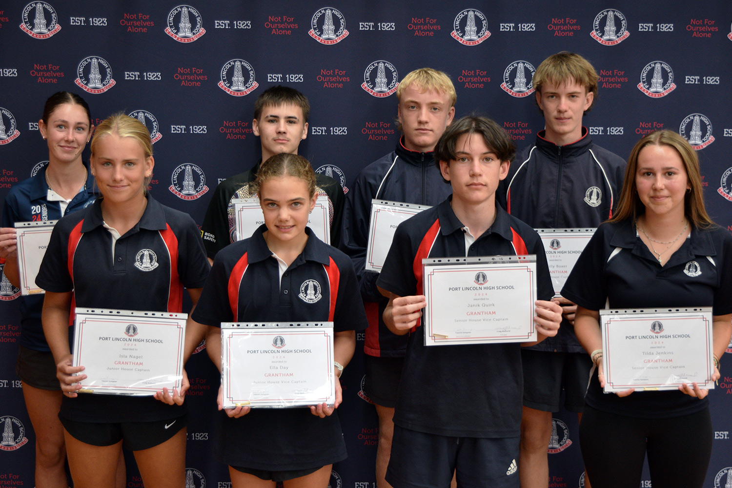 2024 House Captains Successfully Inducted - Port Lincoln High School
