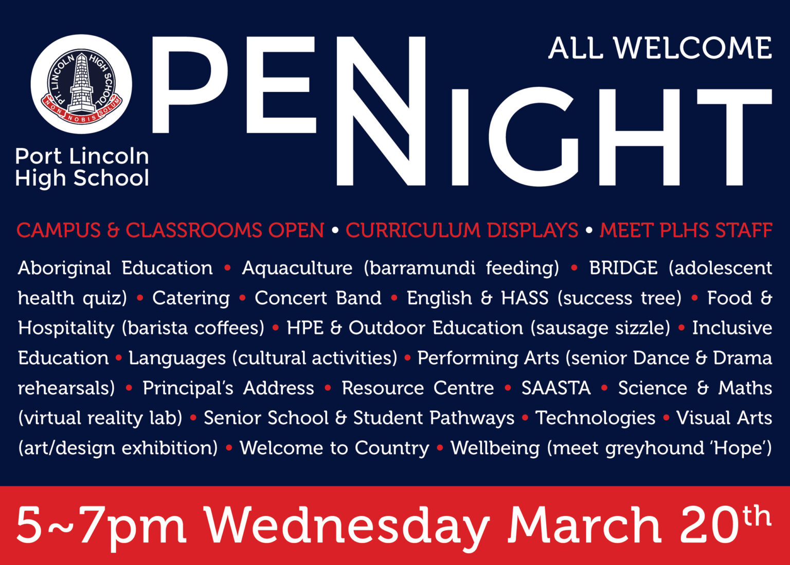 Success on Show at PLHS Open Night - Port Lincoln High School