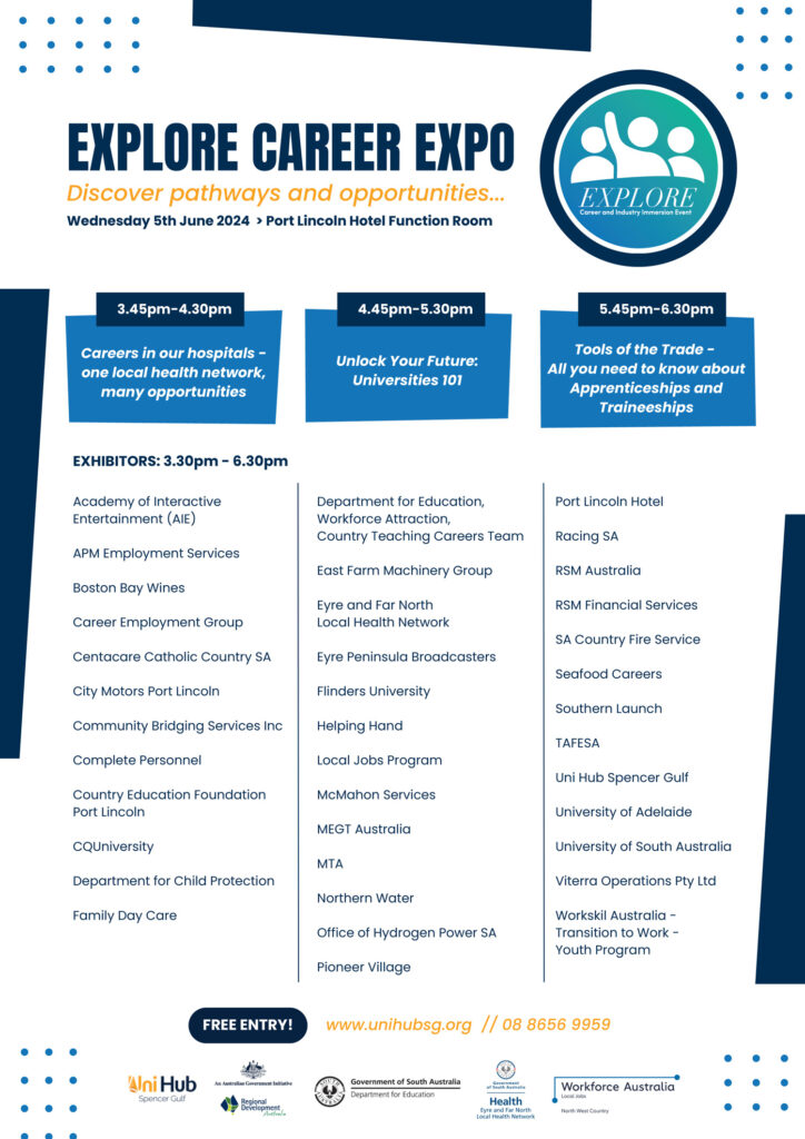 Senior Students & Families Invited to "EXPLORE" Careers at Upcoming ...