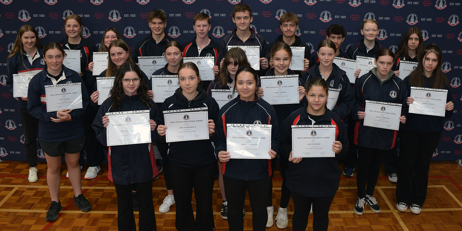 Student Council & Term 1 Academic Awards Announced - Port Lincoln High ...
