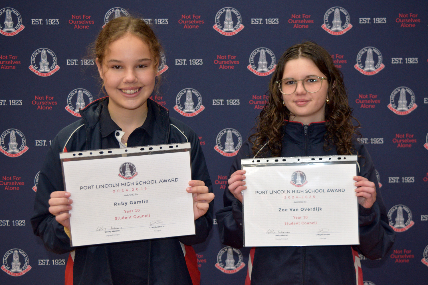 Student Council & Term 1 Academic Awards Announced - Port Lincoln High ...