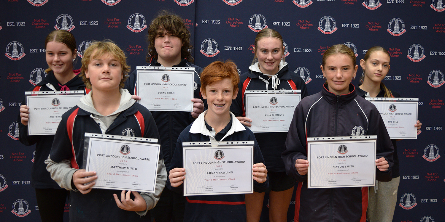 Student Council & Term 1 Academic Awards Announced - Port Lincoln High ...