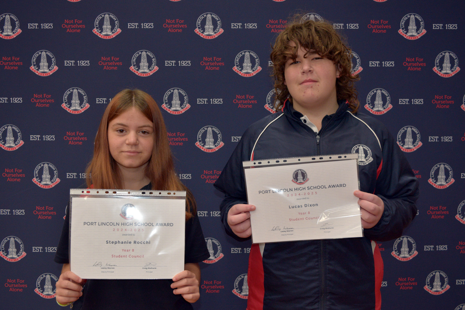 Student Council & Term 1 Academic Awards Announced - Port Lincoln High ...