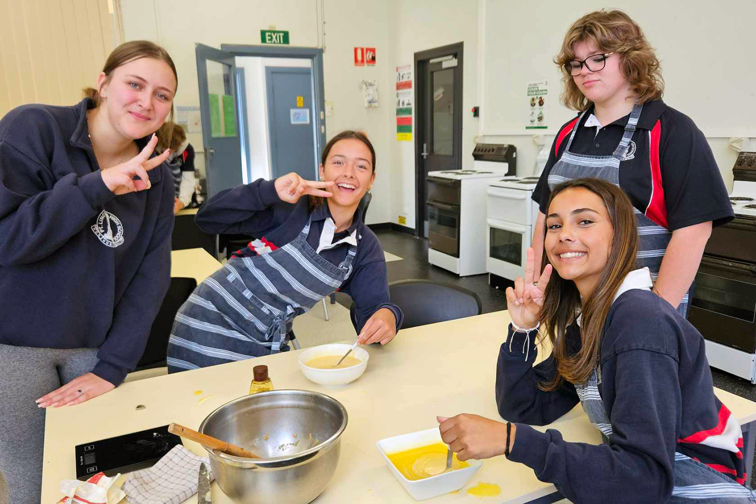 Year 10 Maths Classes Cook for Fred's Van - Port Lincoln High School
