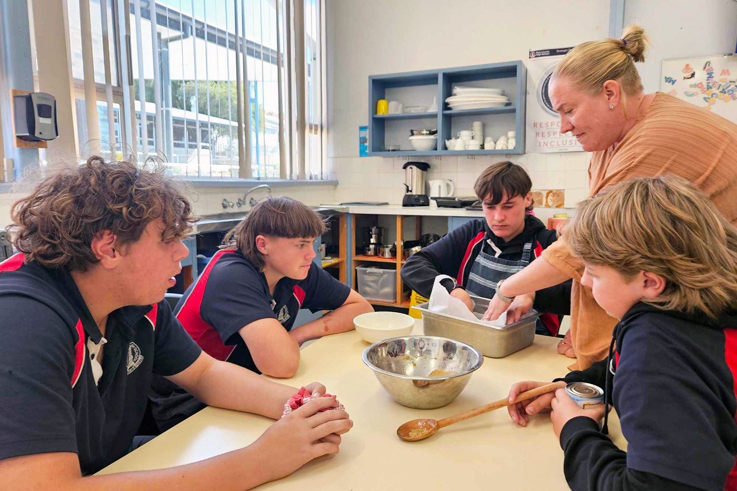 Year 10 Maths Classes Cook for Fred's Van - Port Lincoln High School