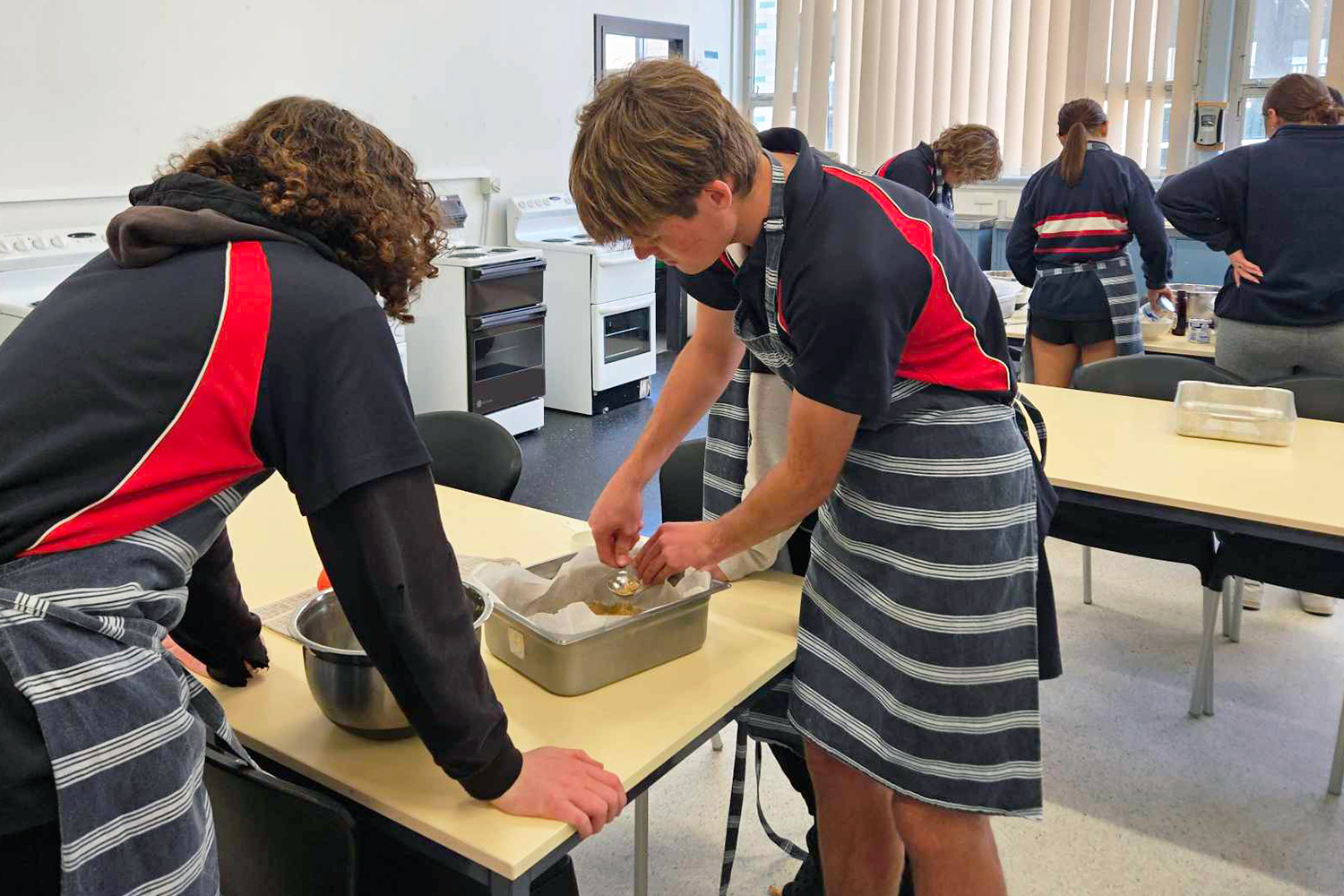 Year 10 Maths Classes Cook for Fred's Van - Port Lincoln High School