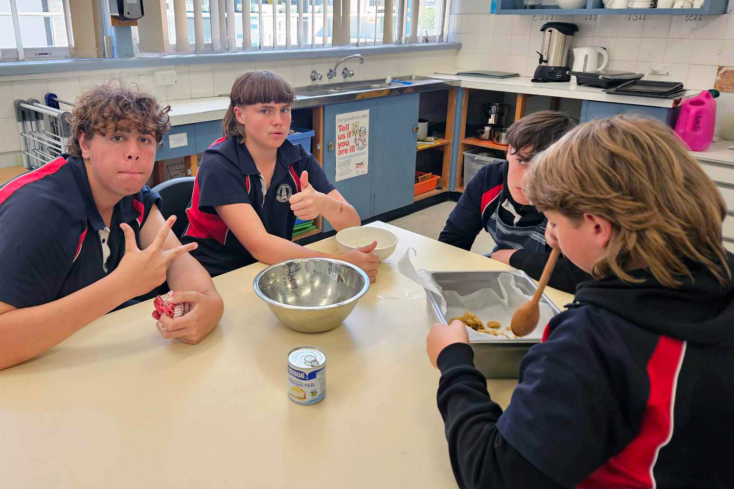 Year 10 Maths Classes Cook for Fred's Van - Port Lincoln High School