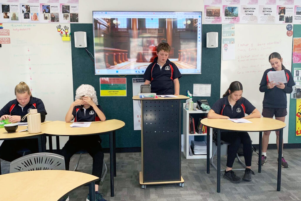 Guilty Verdict in Year 7 HASS Class Mock Trial - Port Lincoln High School