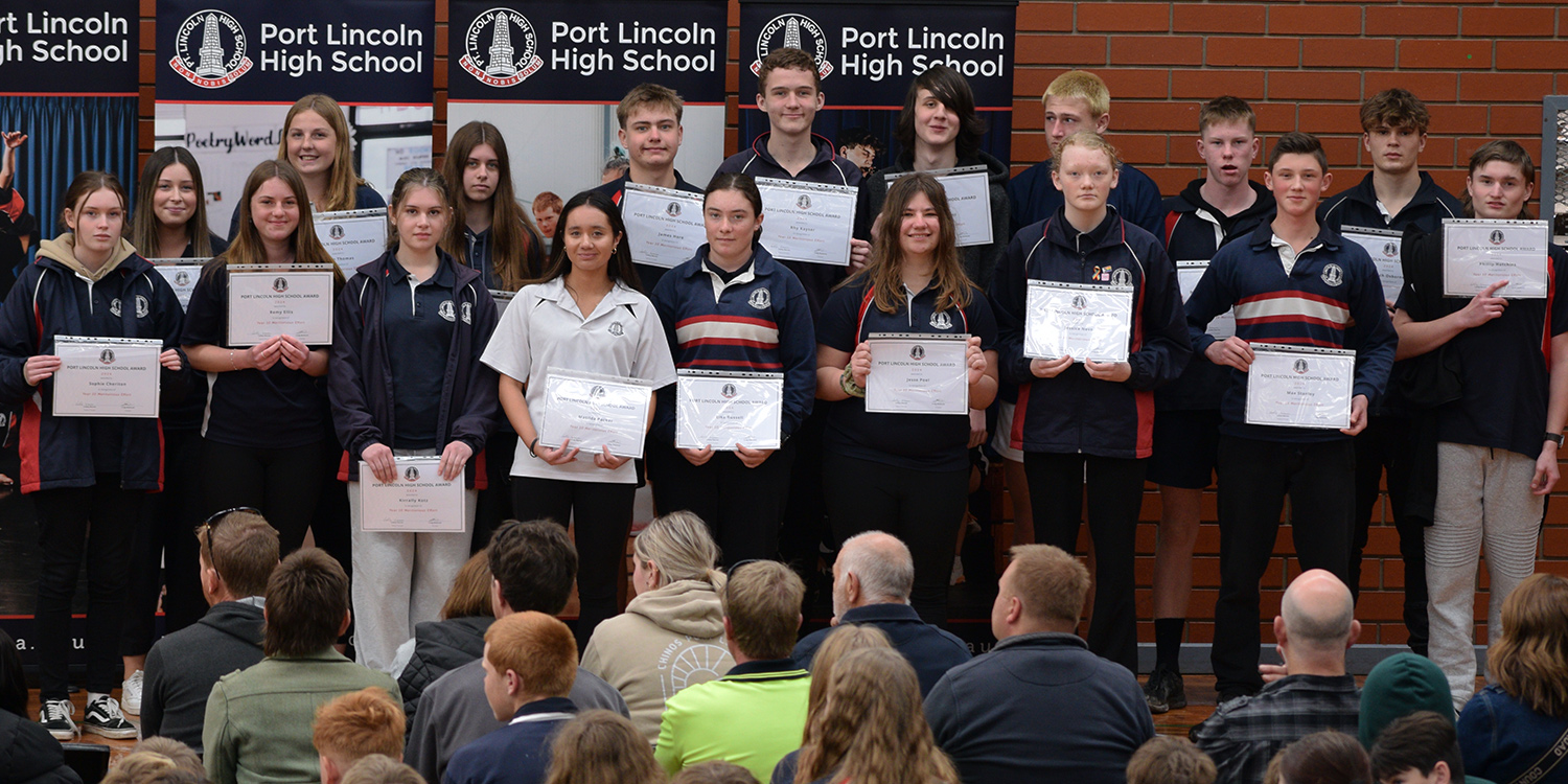 Academic Success Celebrated at Whole School Assembly - Port Lincoln ...