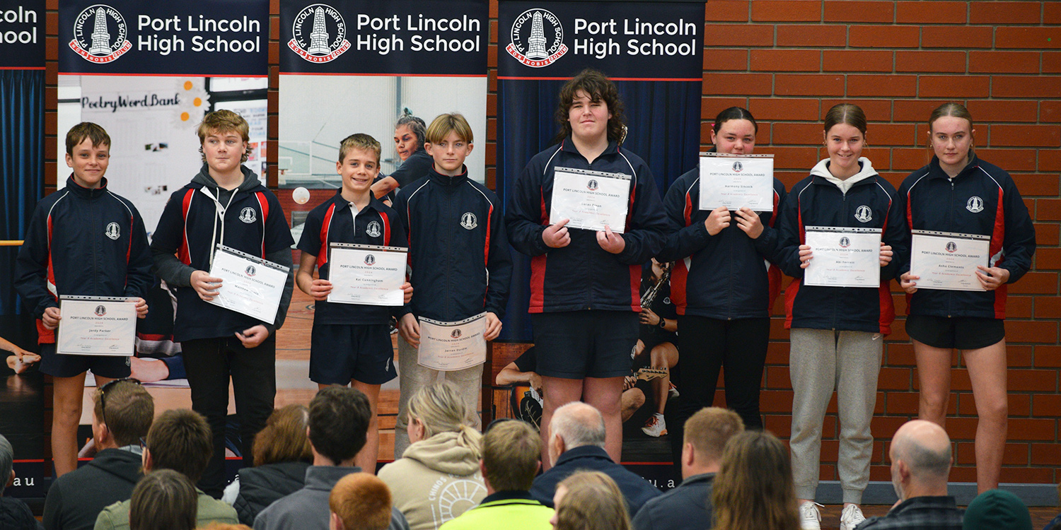 Academic Success Celebrated at Whole School Assembly - Port Lincoln ...