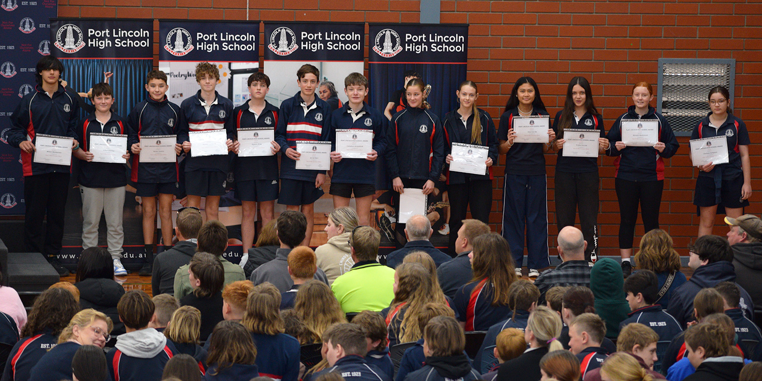 Academic Success Celebrated at Whole School Assembly - Port Lincoln ...