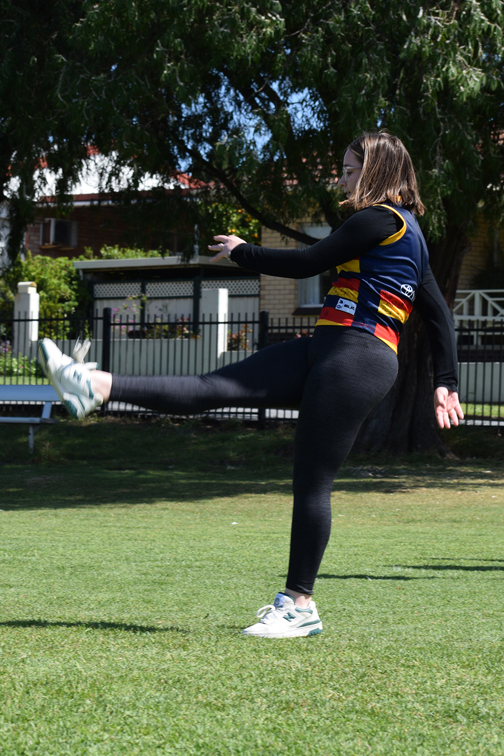 Footy Colours Day Sprints & Longest Kick Comps - Port Lincoln High School