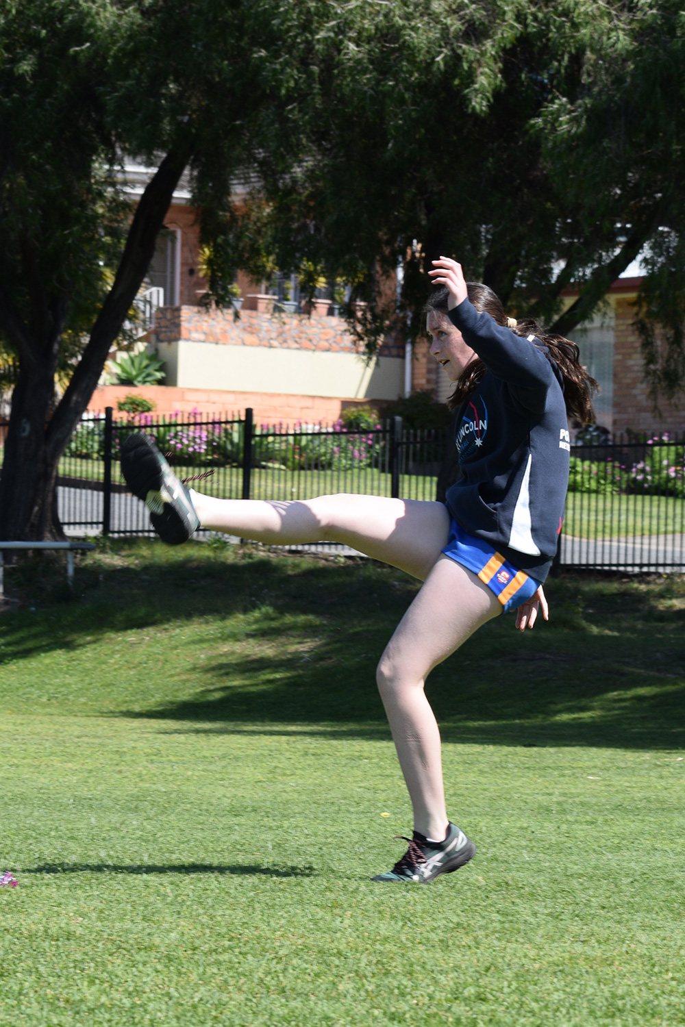 Footy Colours Day Sprints & Longest Kick Comps - Port Lincoln High School