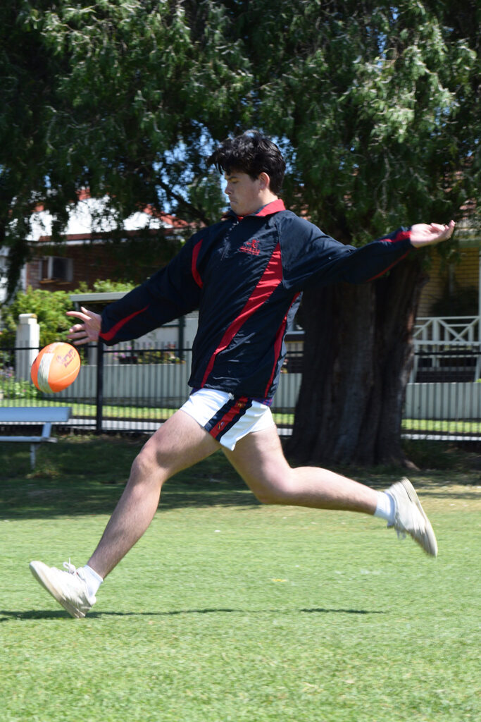 Footy Colours Day Sprints & Longest Kick Comps - Port Lincoln High School