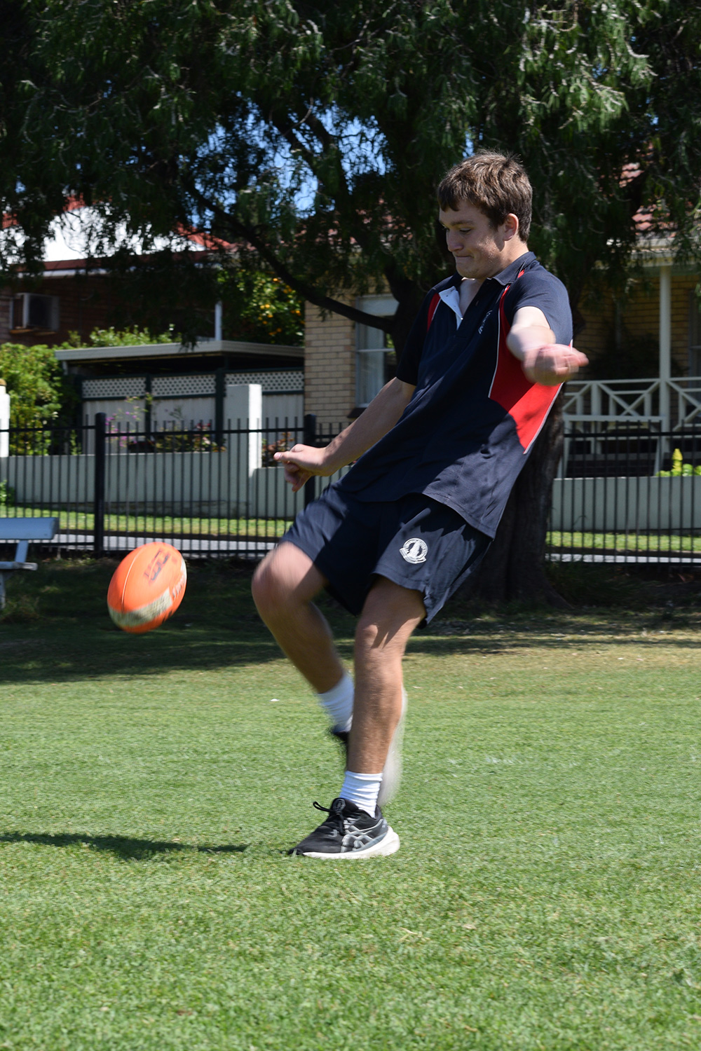 Footy Colours Day Sprints & Longest Kick Comps - Port Lincoln High School