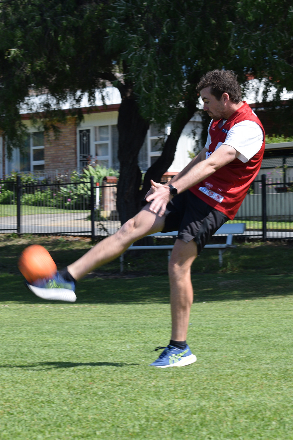 Footy Colours Day Sprints & Longest Kick Comps - Port Lincoln High School