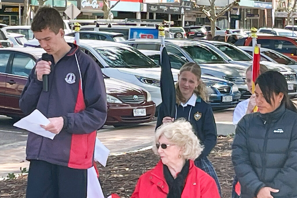 PLHS Students Attend Peace Pole Ceremony - Port Lincoln High School