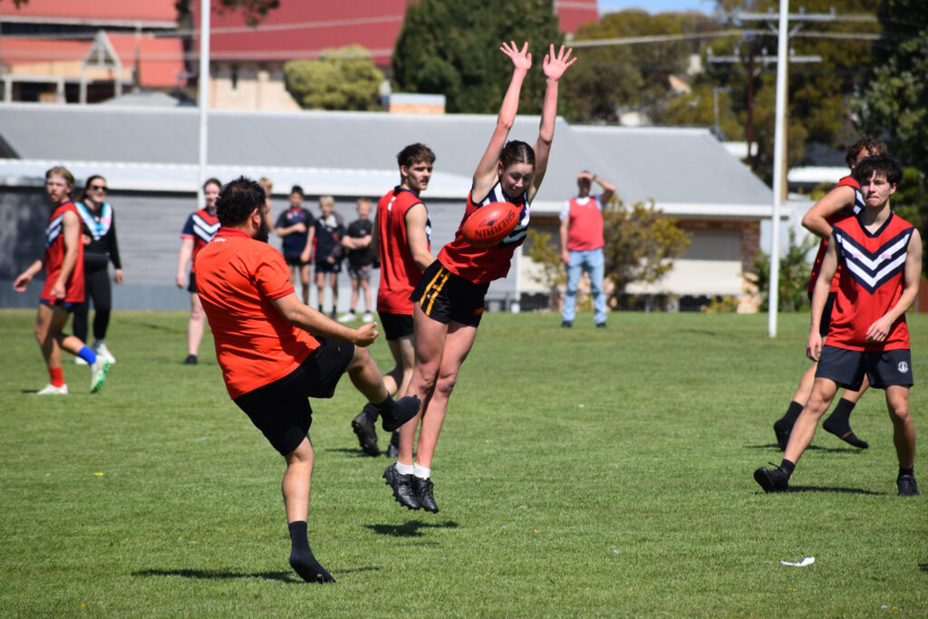 Images from the Staff vs. Students Footy Match - Port Lincoln High School