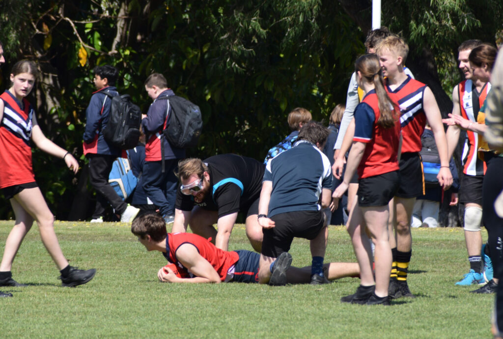 Images from the Staff vs. Students Footy Match - Port Lincoln High School