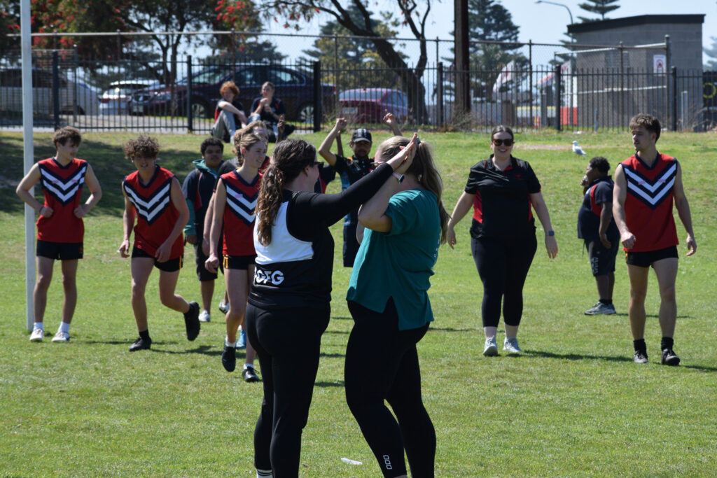Images from the Staff vs. Students Footy Match - Port Lincoln High School