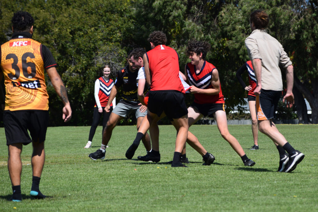 Images from the Staff vs. Students Footy Match - Port Lincoln High School